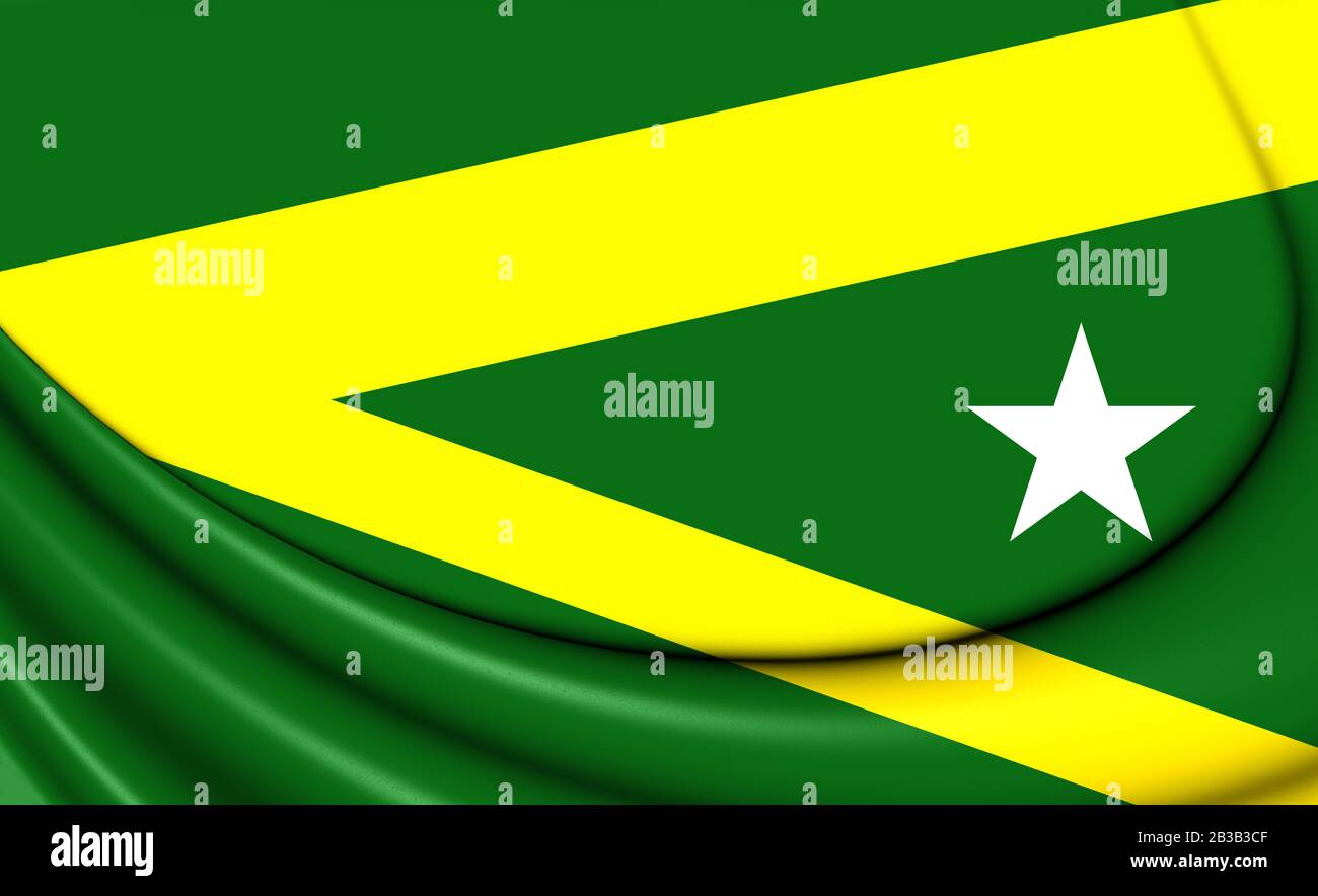3D Flag of Maraba (Para), Brazil. 3D Illustration Stock Photo - Alamy