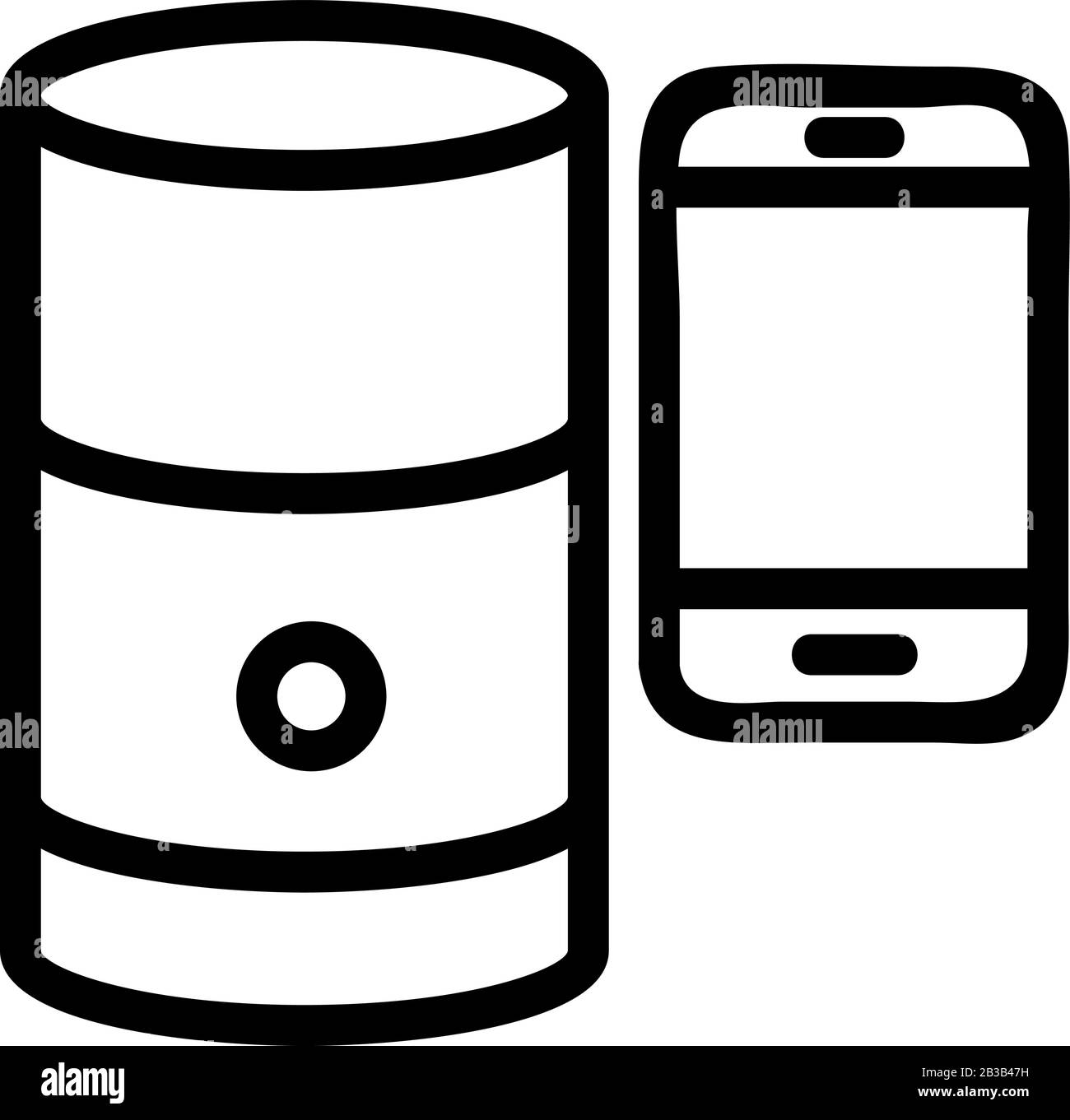 voice control icon vector. Isolated contour symbol illustration Stock ...