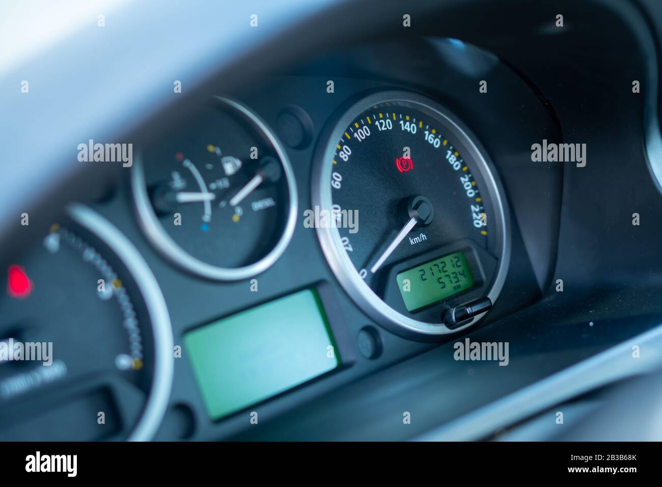 Various digital instrument cluster menu, settings, look and trip ...