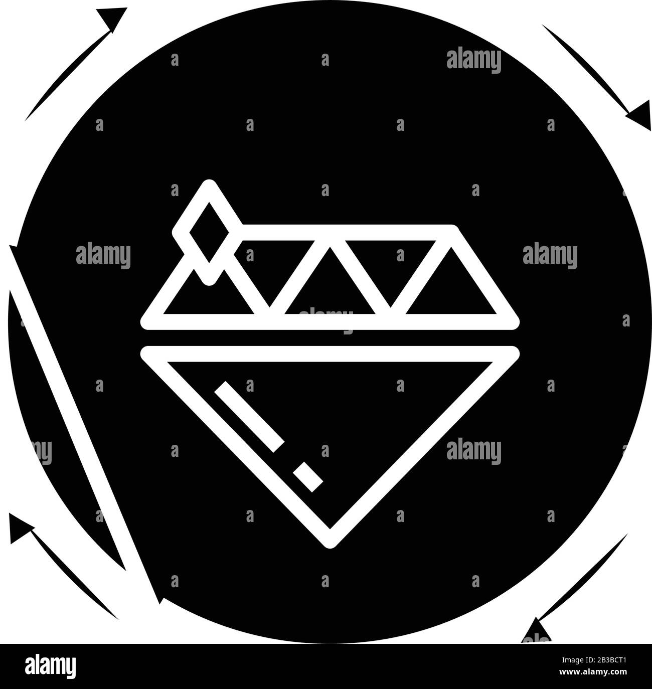Project support black icon, concept illustration, vector flat symbol ...