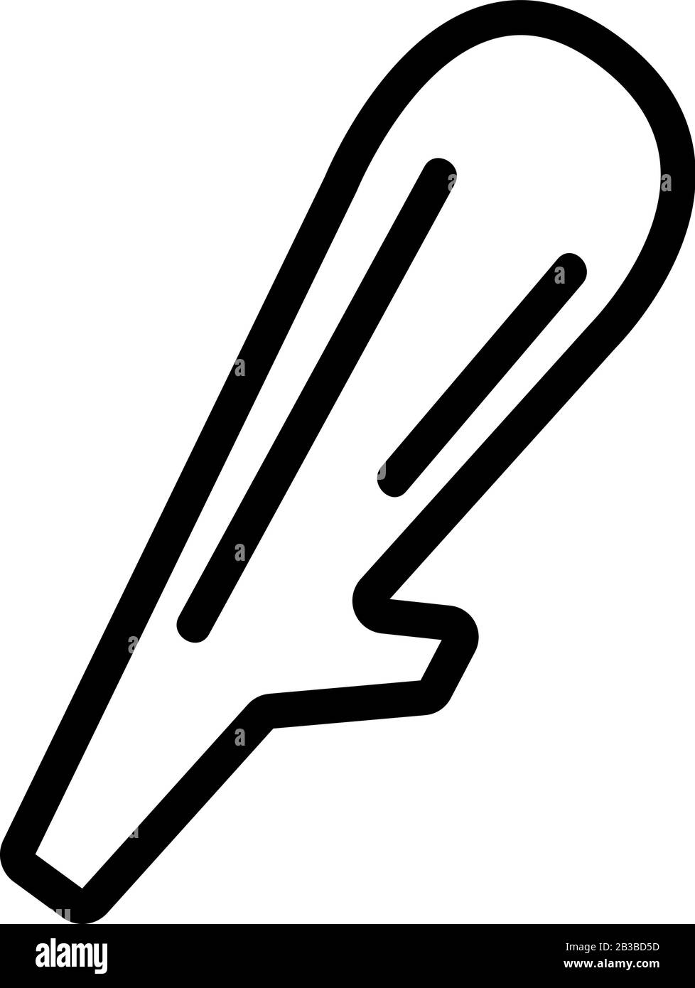 bit icon vector. Isolated contour symbol illustration Stock Vector ...