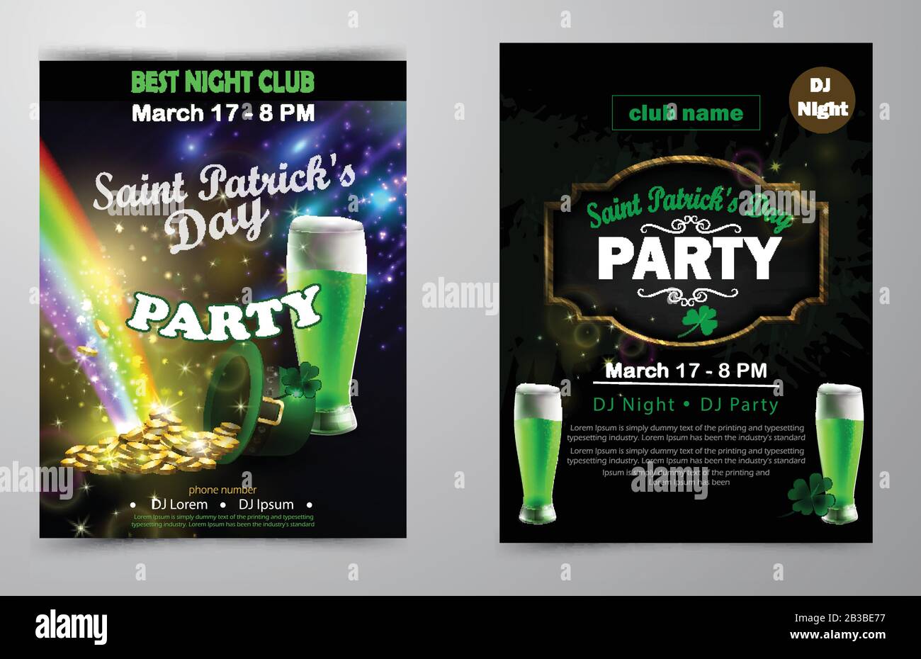 Irish night club Stock Vector Images - Alamy