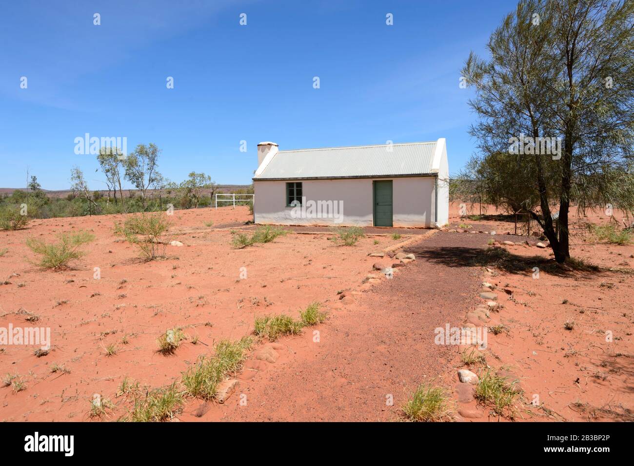 House of the renowned Aboriginal artist Albert Namatjira, Hermannsburg ...