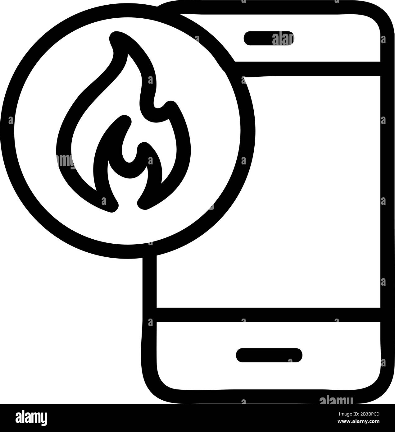Hand burns pictogram hi-res stock photography and images - Alamy