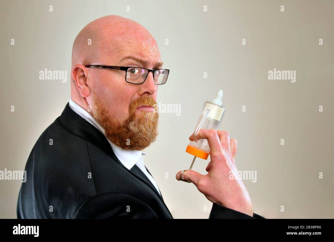 man with syringe Stock Photo - Alamy