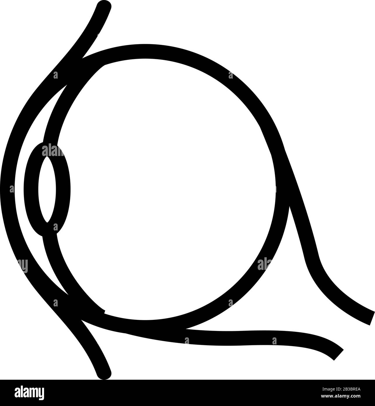 Man eye icon is a vector. Isolated contour symbol illustration Stock ...