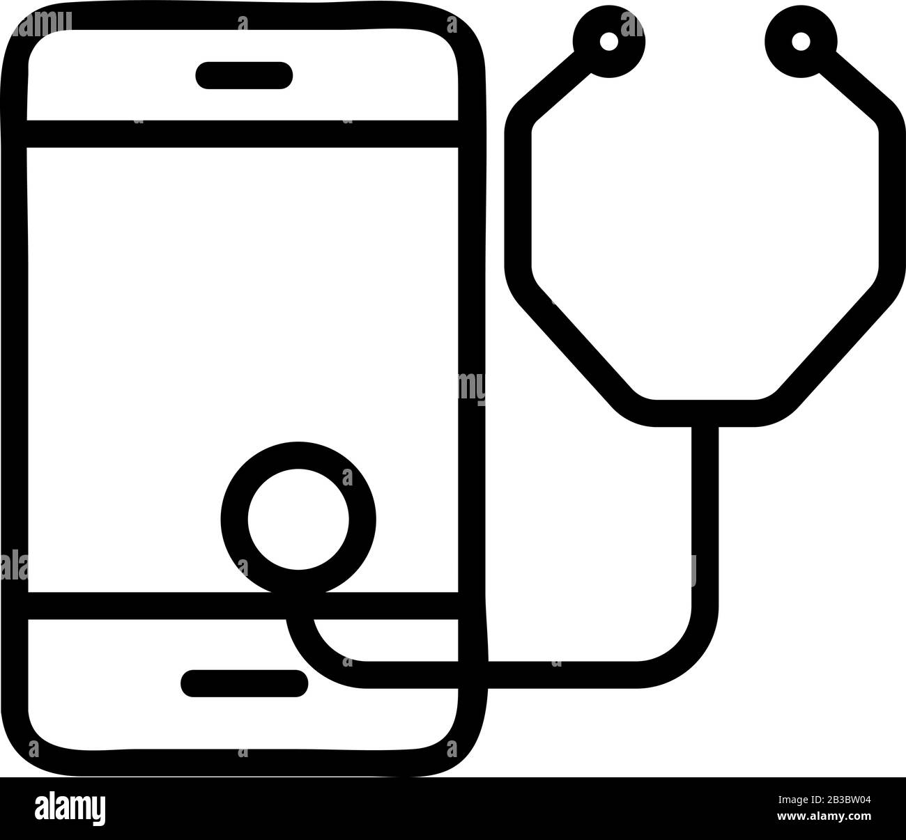 Study phone icon vector. Isolated contour symbol illustration Stock ...