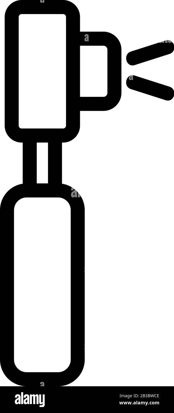 Tool vision icon vector. Isolated contour symbol illustration Stock ...