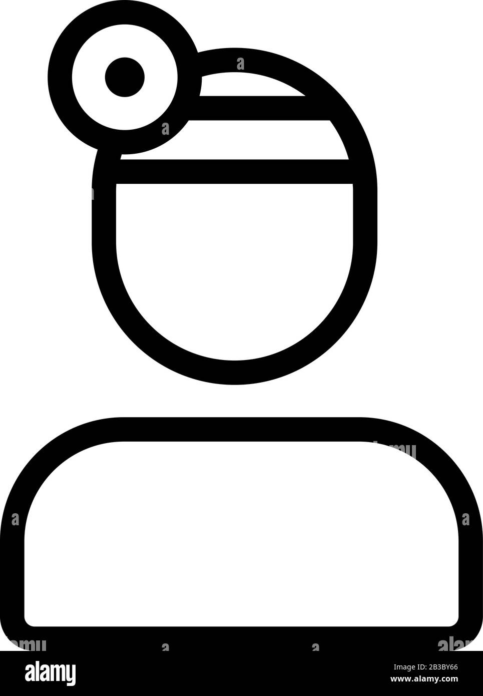 optometrist icon vector. Isolated contour symbol illustration Stock ...