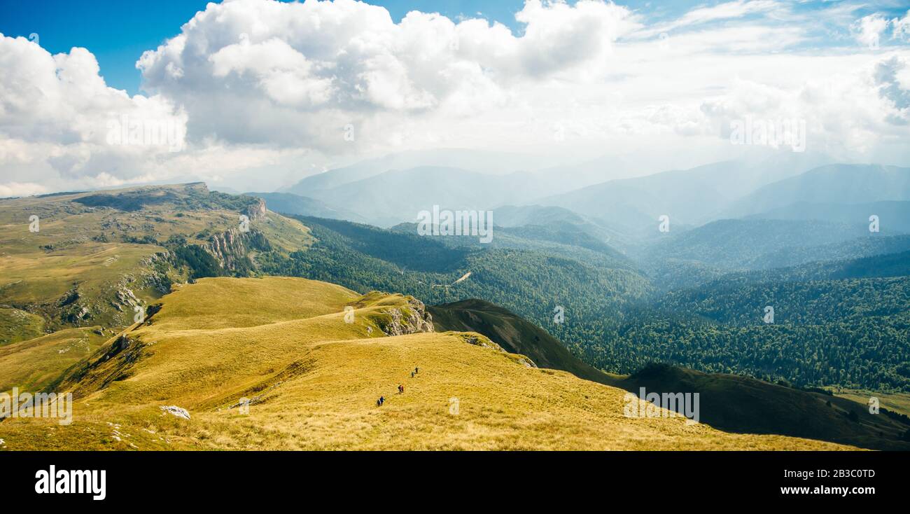Mountains of Republic of Adygea, Russia. Caucasian mountains. Mountain ...