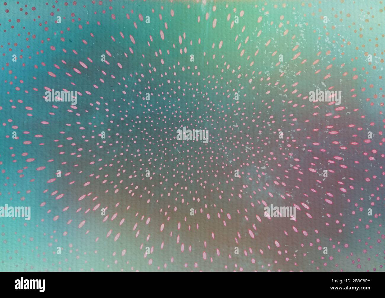 Modern abstract digital art textured effect background in a green and ...