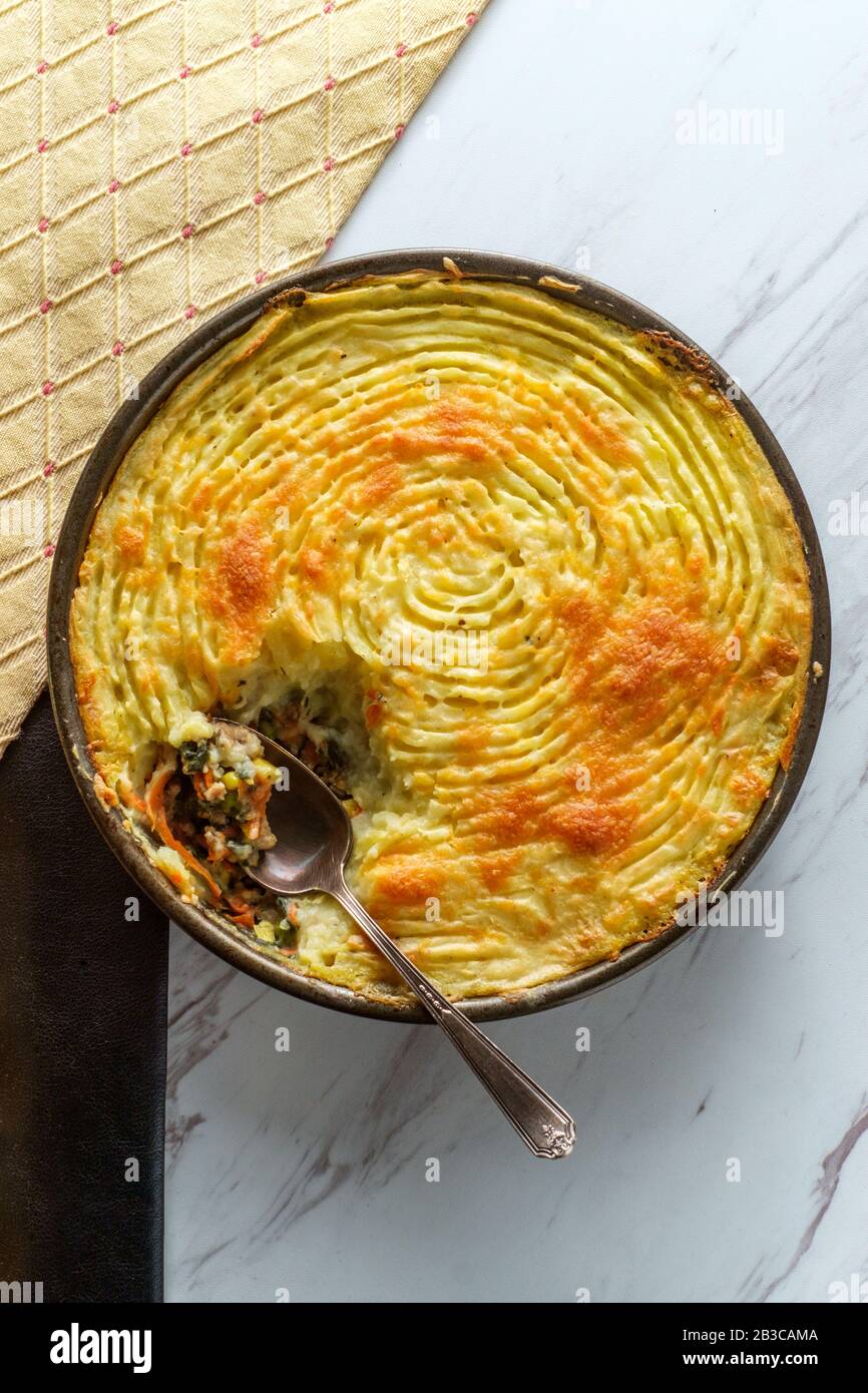 Irish shepherd's pie also known as cottage pie Stock Photo - Alamy