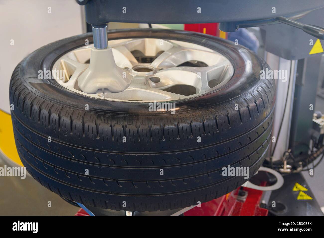 Tire clamp hi-res stock photography and images - Alamy