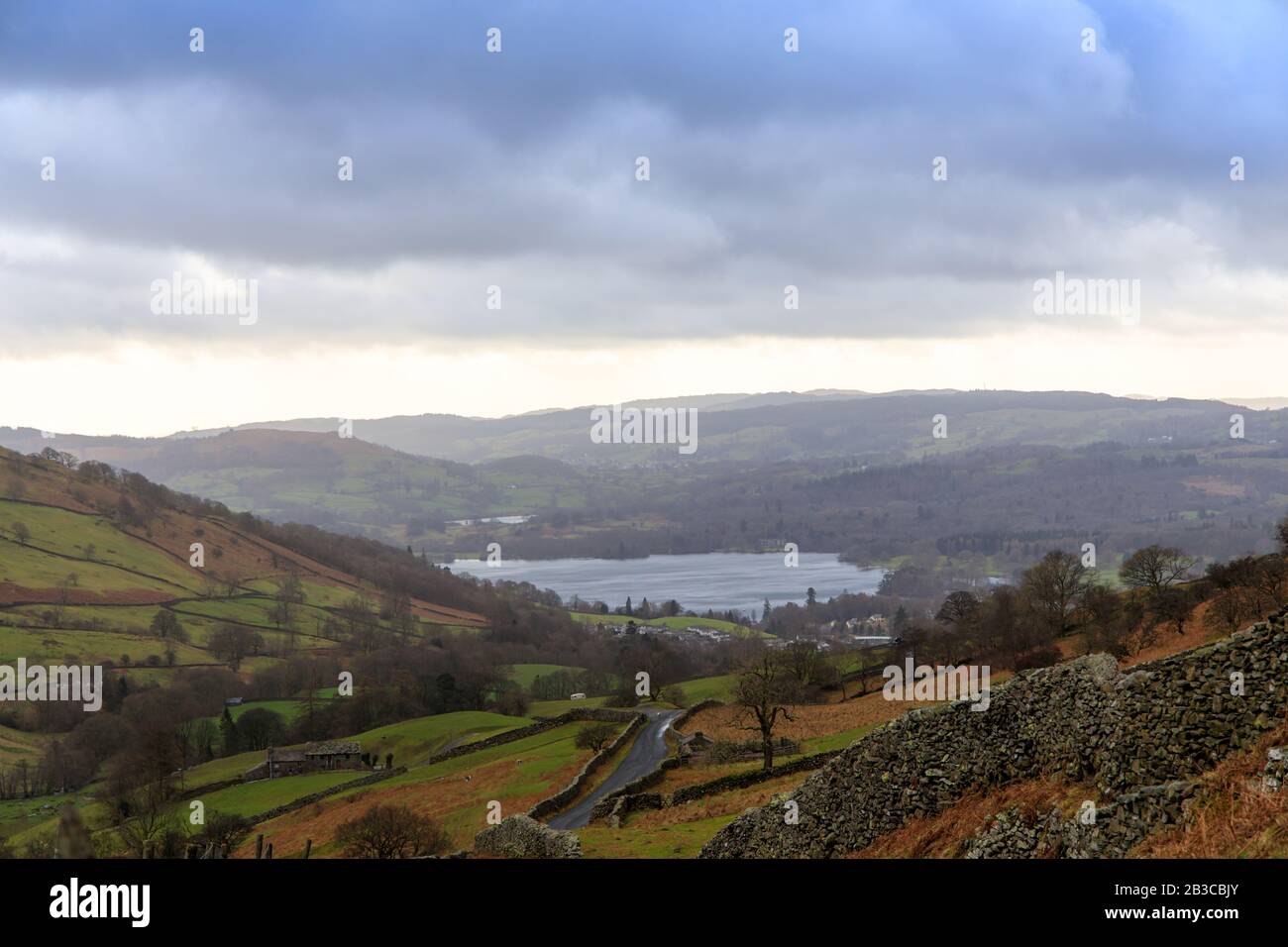 At the top of the struggle lane, on route to Ambleside from ullswater ...