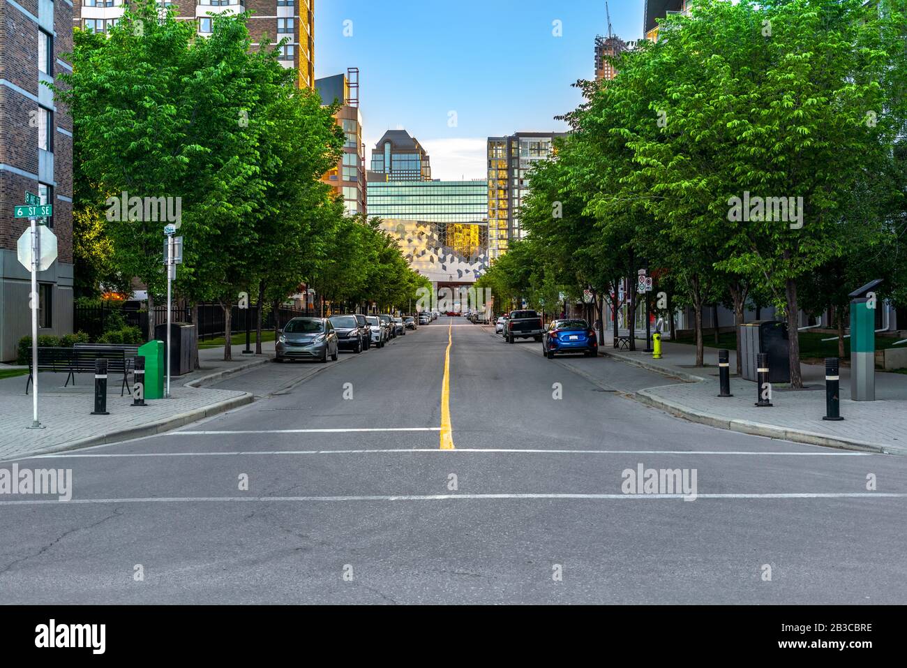 Calgary library sunset hi-res stock photography and images - Alamy