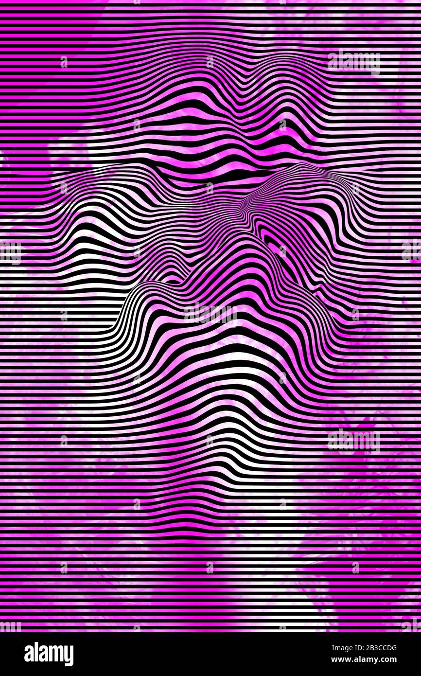 Colorful visual neon soundwave hi-res stock photography and images - Alamy