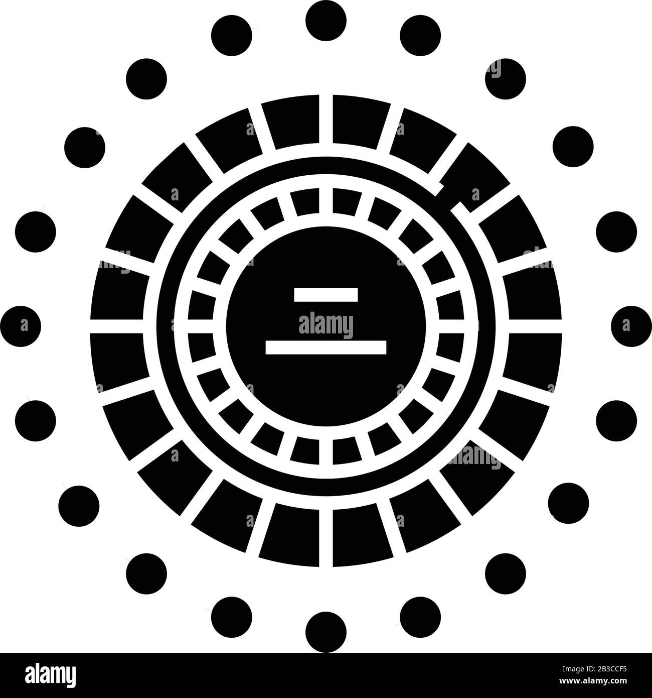 Needles set black icon, concept illustration, vector flat symbol, glyph ...