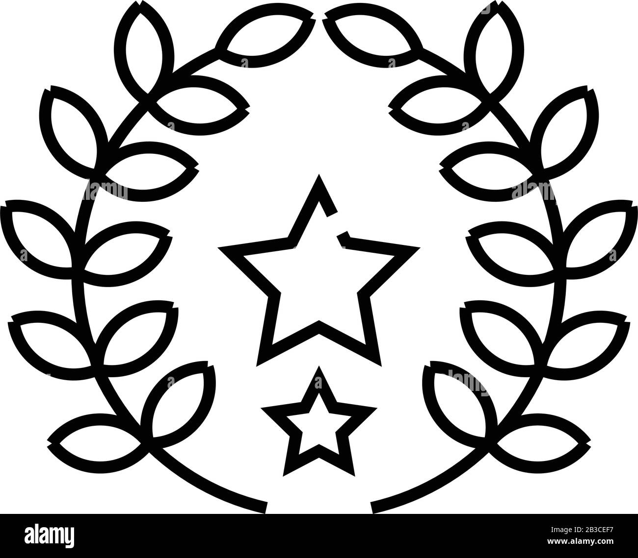 Winner line icon, concept sign, outline vector illustration, linear ...