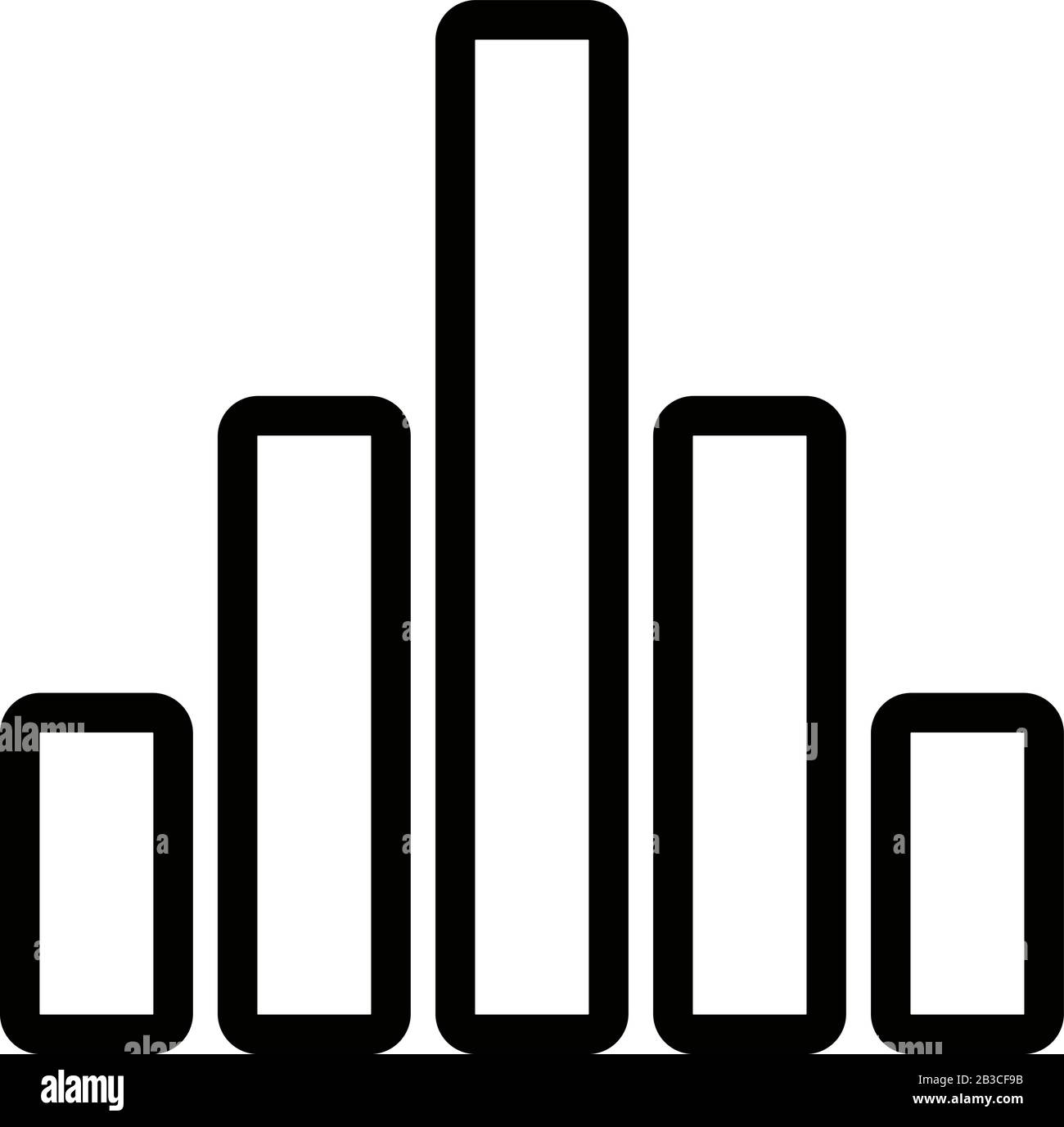 Sound acoustics icon vector. Isolated contour symbol illustration Stock ...