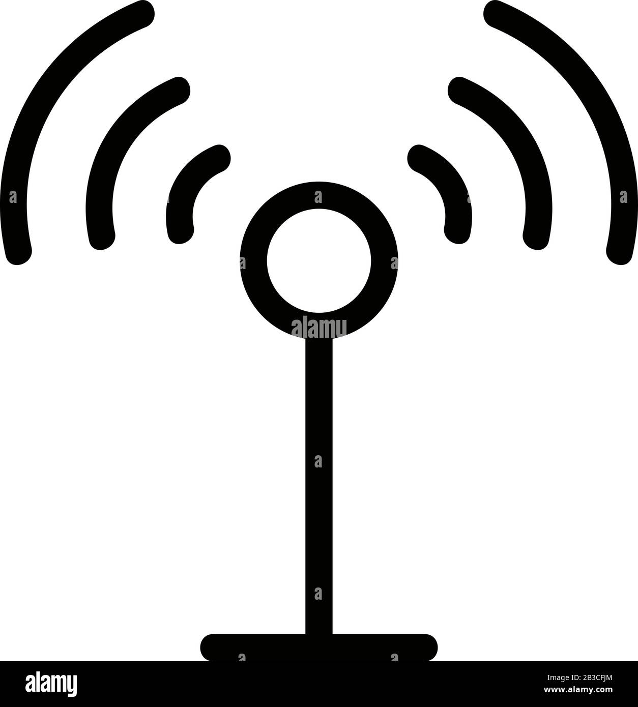 Sound acoustics icon vector. Isolated contour symbol illustration Stock ...