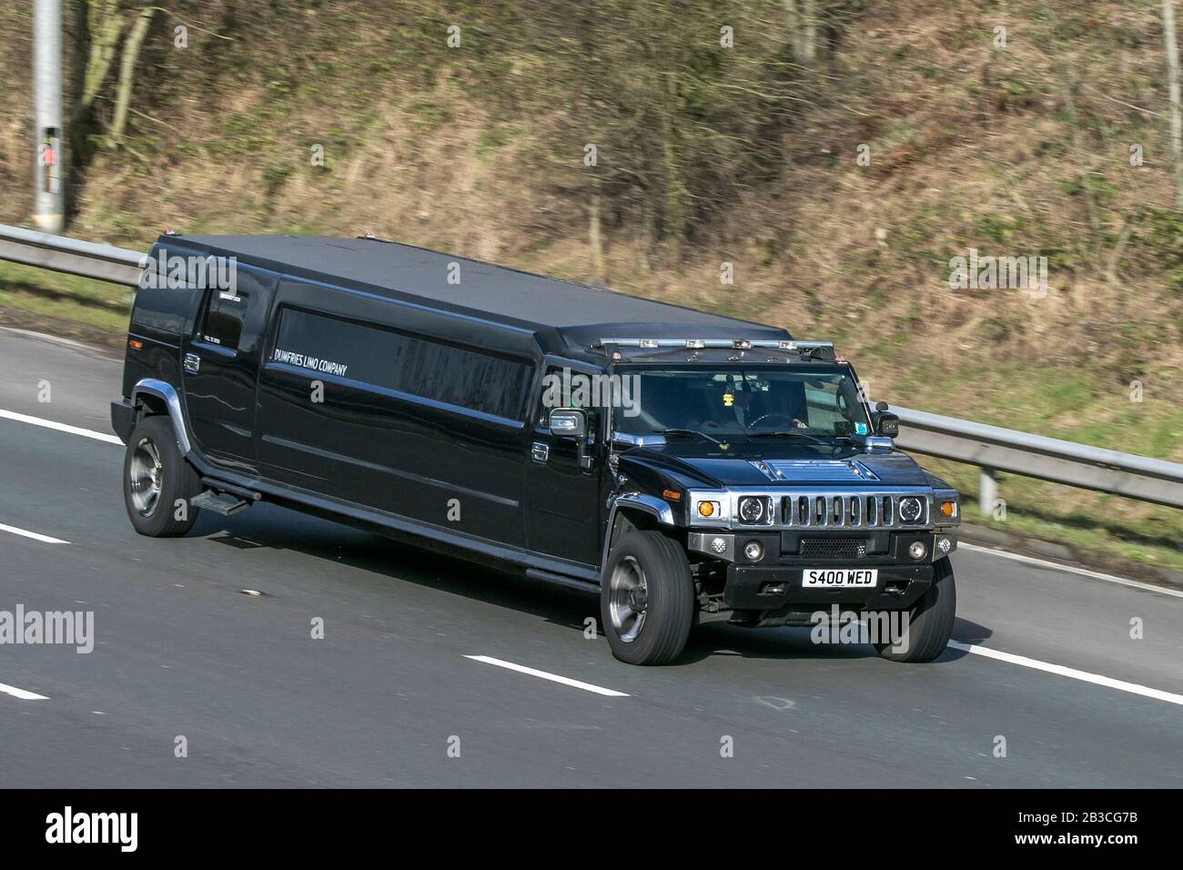 Black Hummer H2 Interior