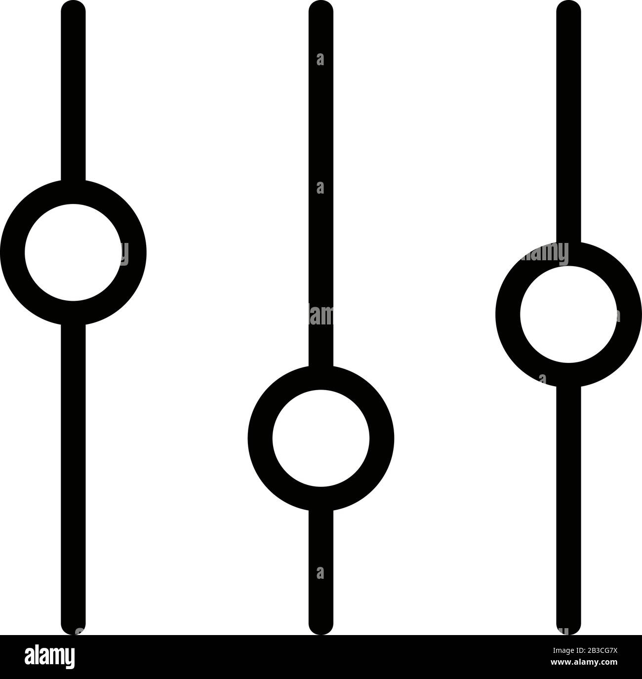 Sound acoustics icon vector. Isolated contour symbol illustration Stock ...
