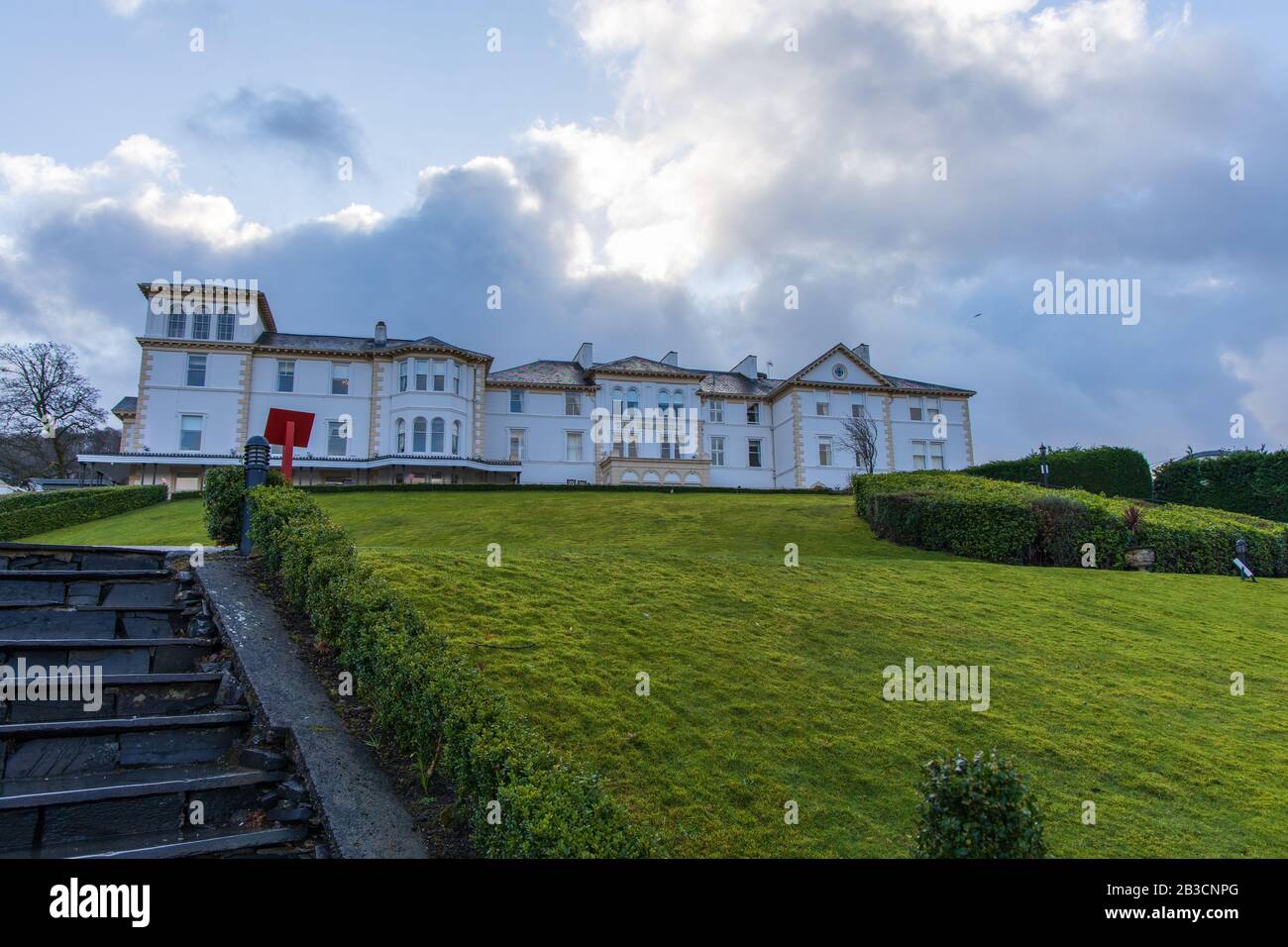 Laura Ashley The Belsfield Hotel Gardens and Metal Sign, Bowness-on ...