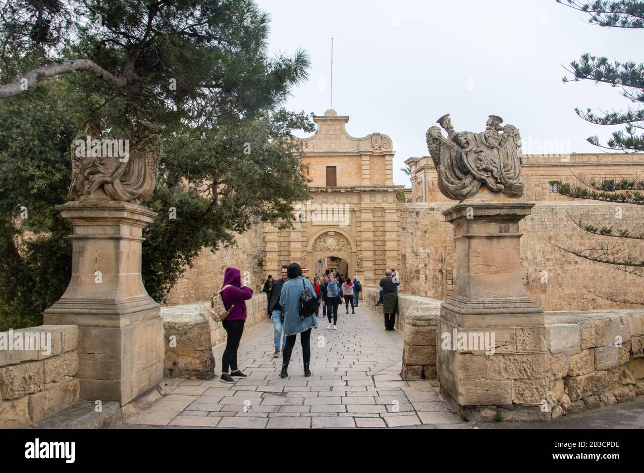 Mdina Gate, also known as the Main Gate or the Vilhena Gate, is the ...