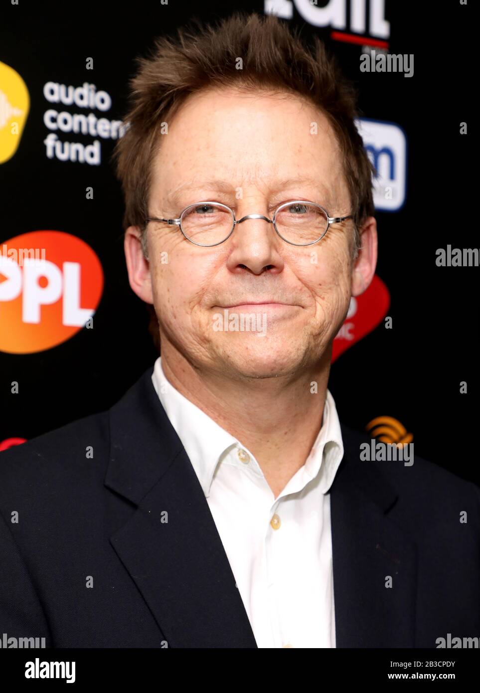 Simon Mayo in the awards room during The Audio and Radio Industry ...