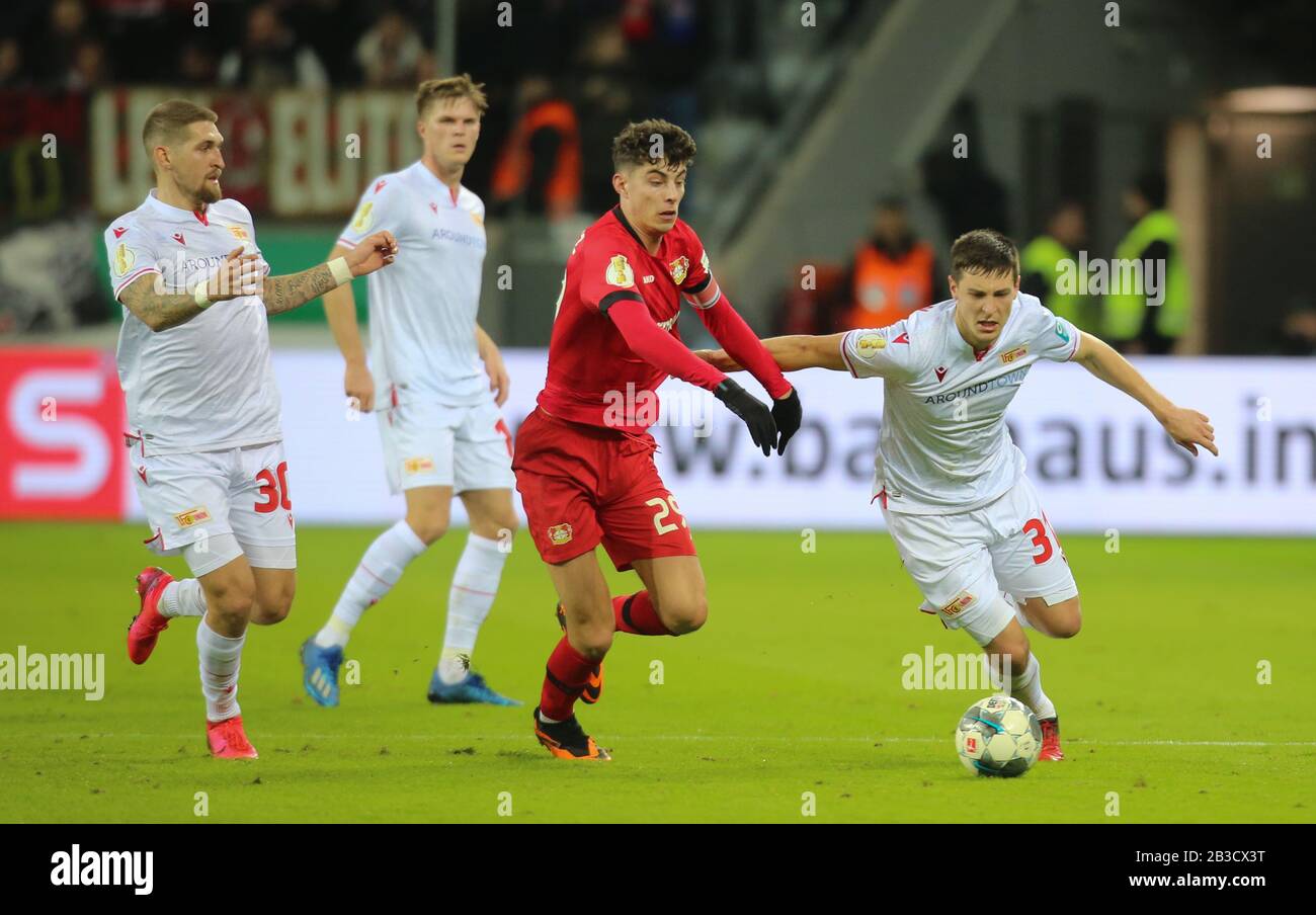 Leverkusen, Germany. 04th Mar, 2020. DFB Cup, Bayer 04 Leverkusen - 1 ...