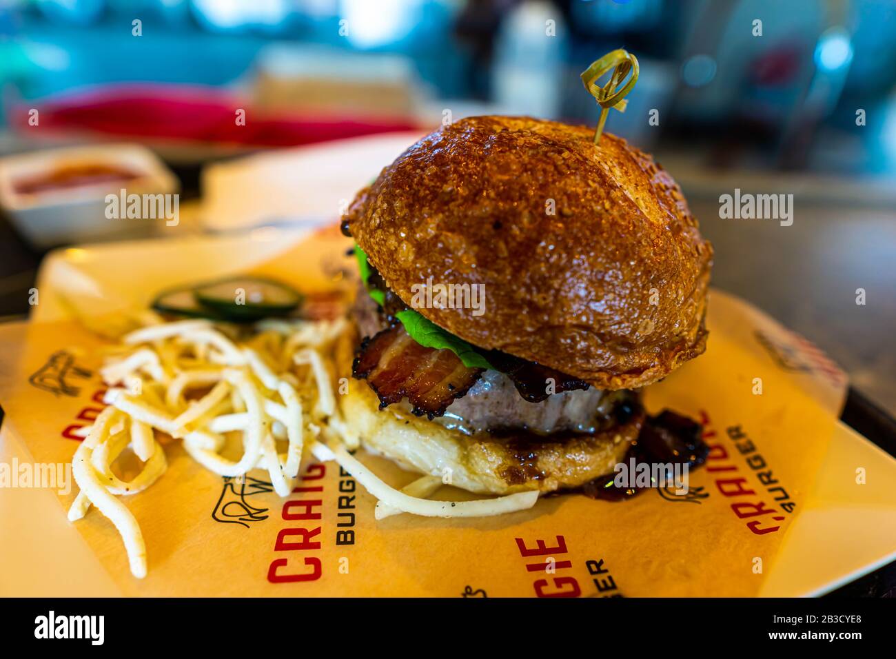 Craigie burger hi-res stock photography and images - Alamy