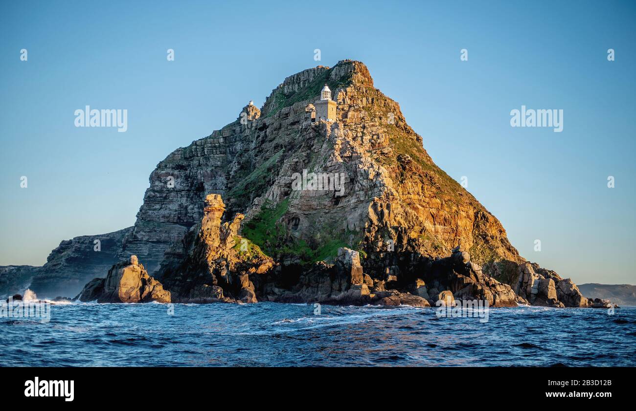 Cape Point and Cape of good hope. South Africa. View from the ocean ...