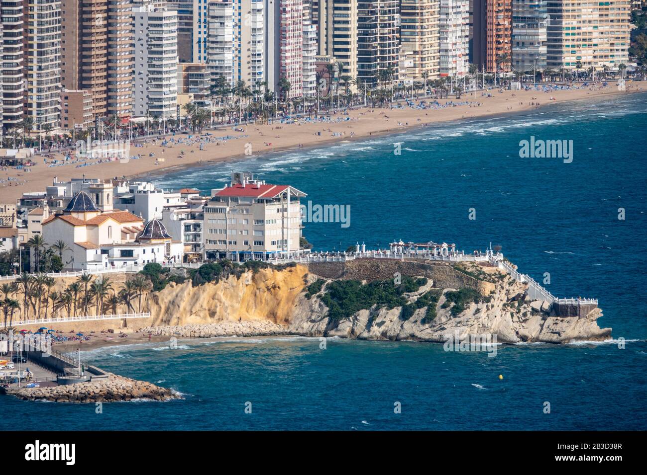 Benidorm old town church hi-res stock photography and images - Alamy