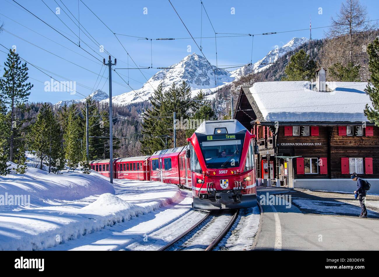 Rhaetian Railway Rhb High Resolution Stock Photography and Images - Alamy