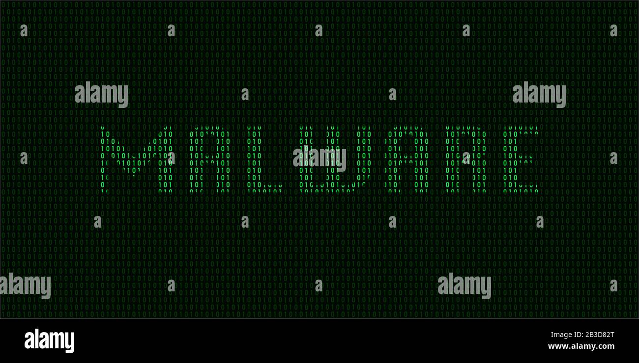 Malware concept with binary code in vector Stock Vector Image & Art - Alamy