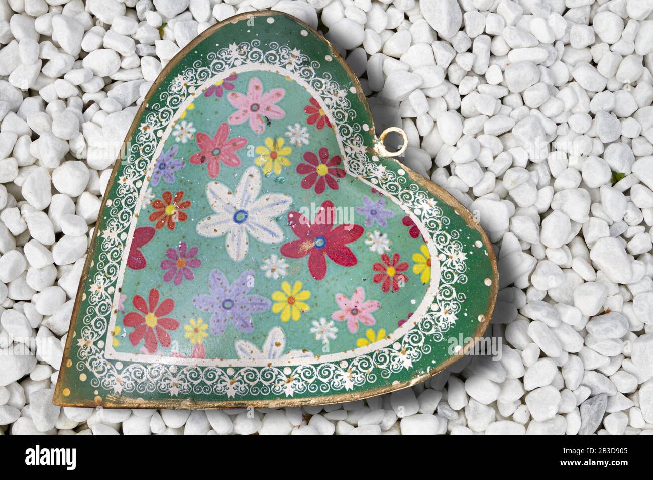 Heart of flowers hi-res stock photography and images - Alamy