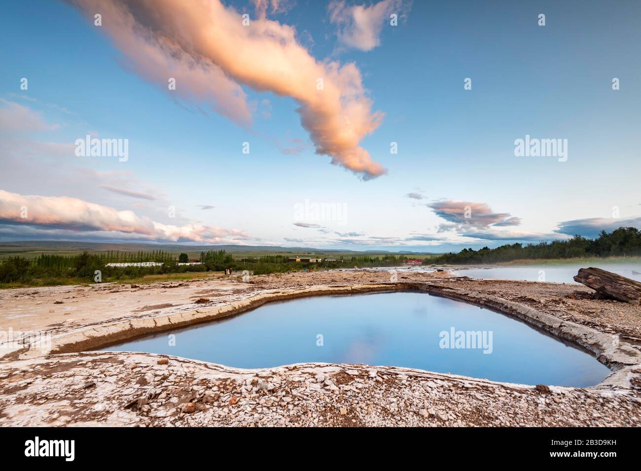 Blesi thermal spring, Haukadalur geothermal area, Golden Circle ...