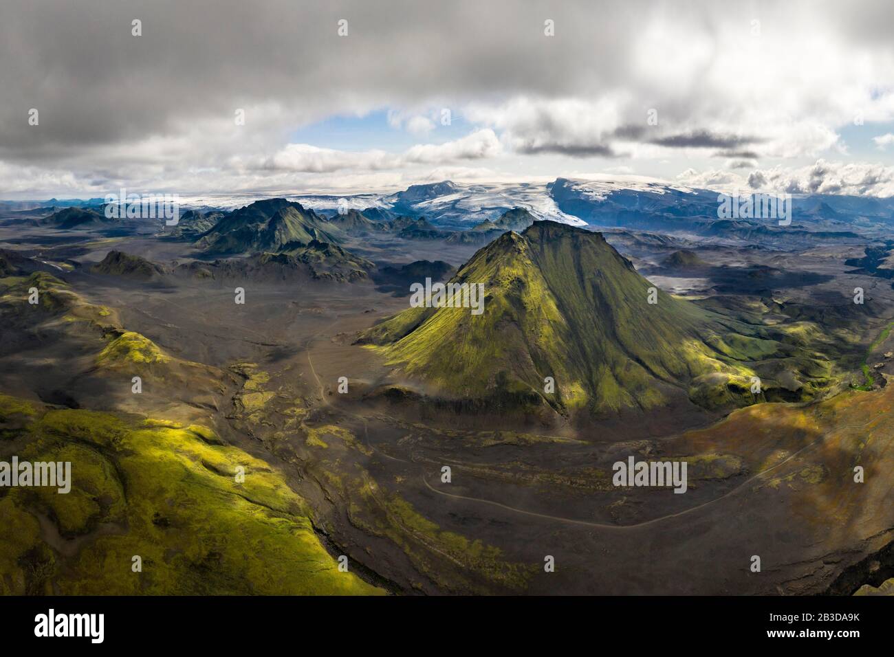Aerial moss covered rocky mountains hi-res stock photography and images ...