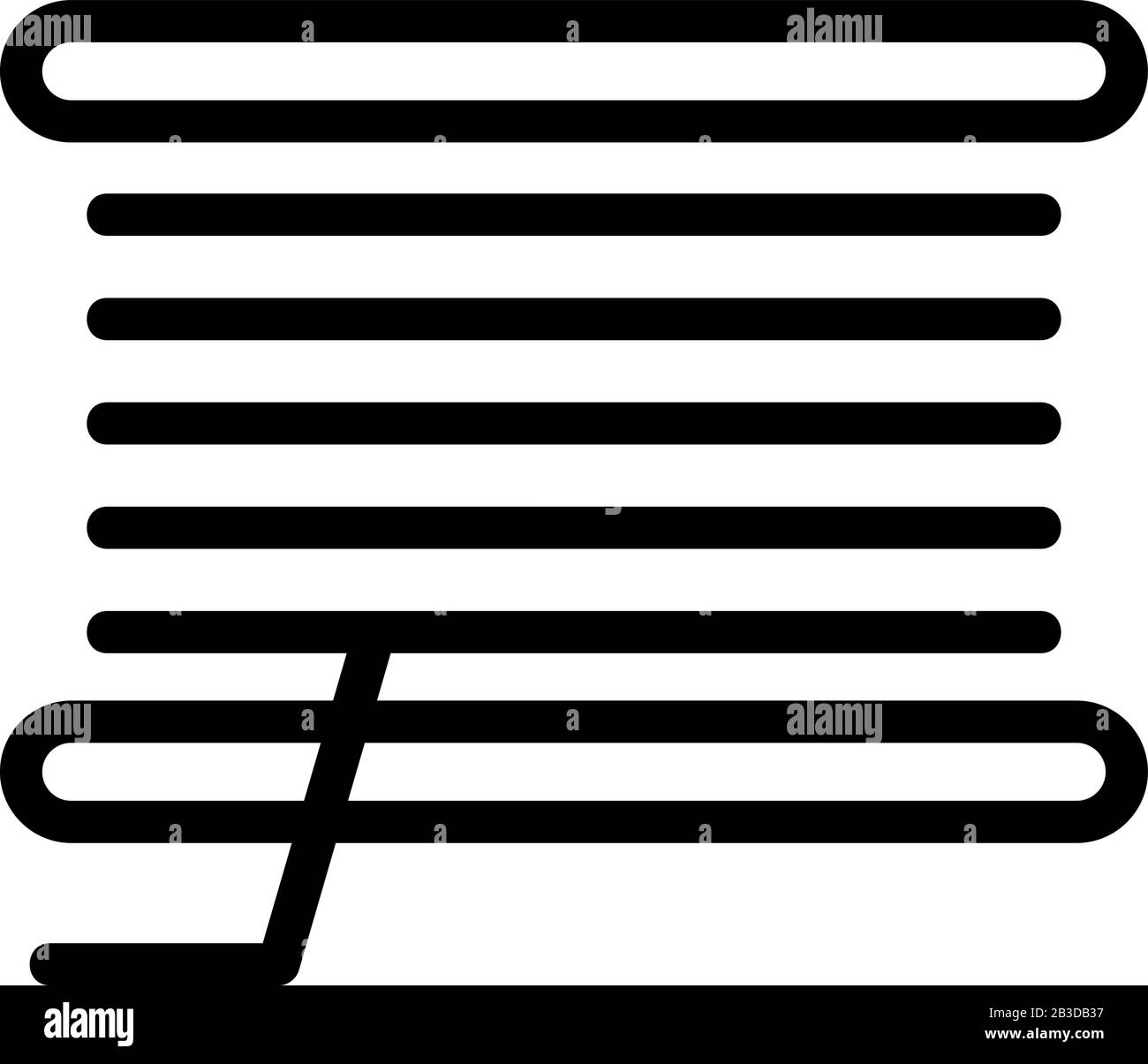 3D print printer icon vector. Isolated contour symbol illustration ...