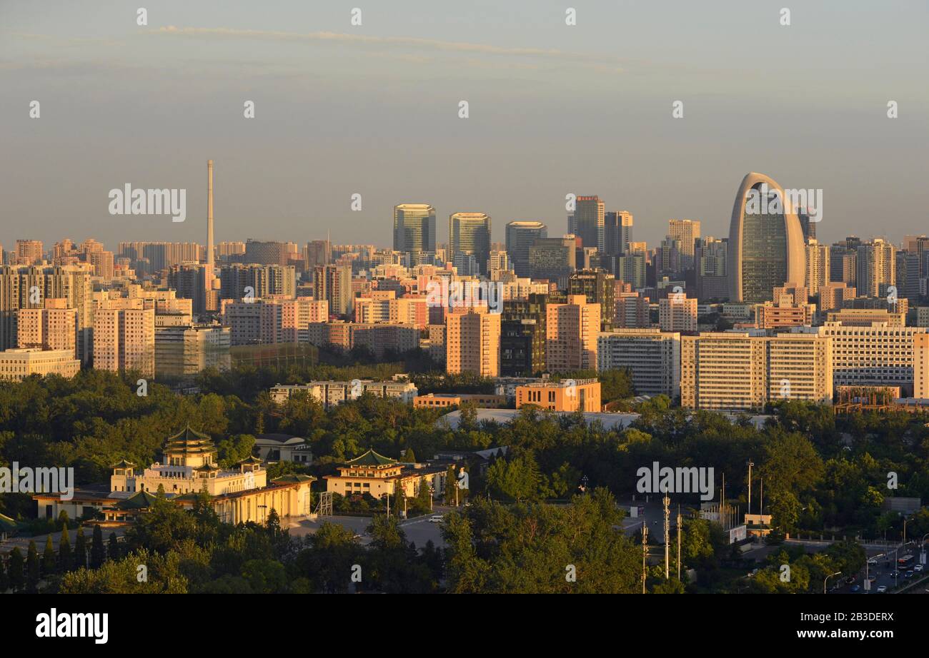 Beijing cityscape sun hi-res stock photography and images - Alamy