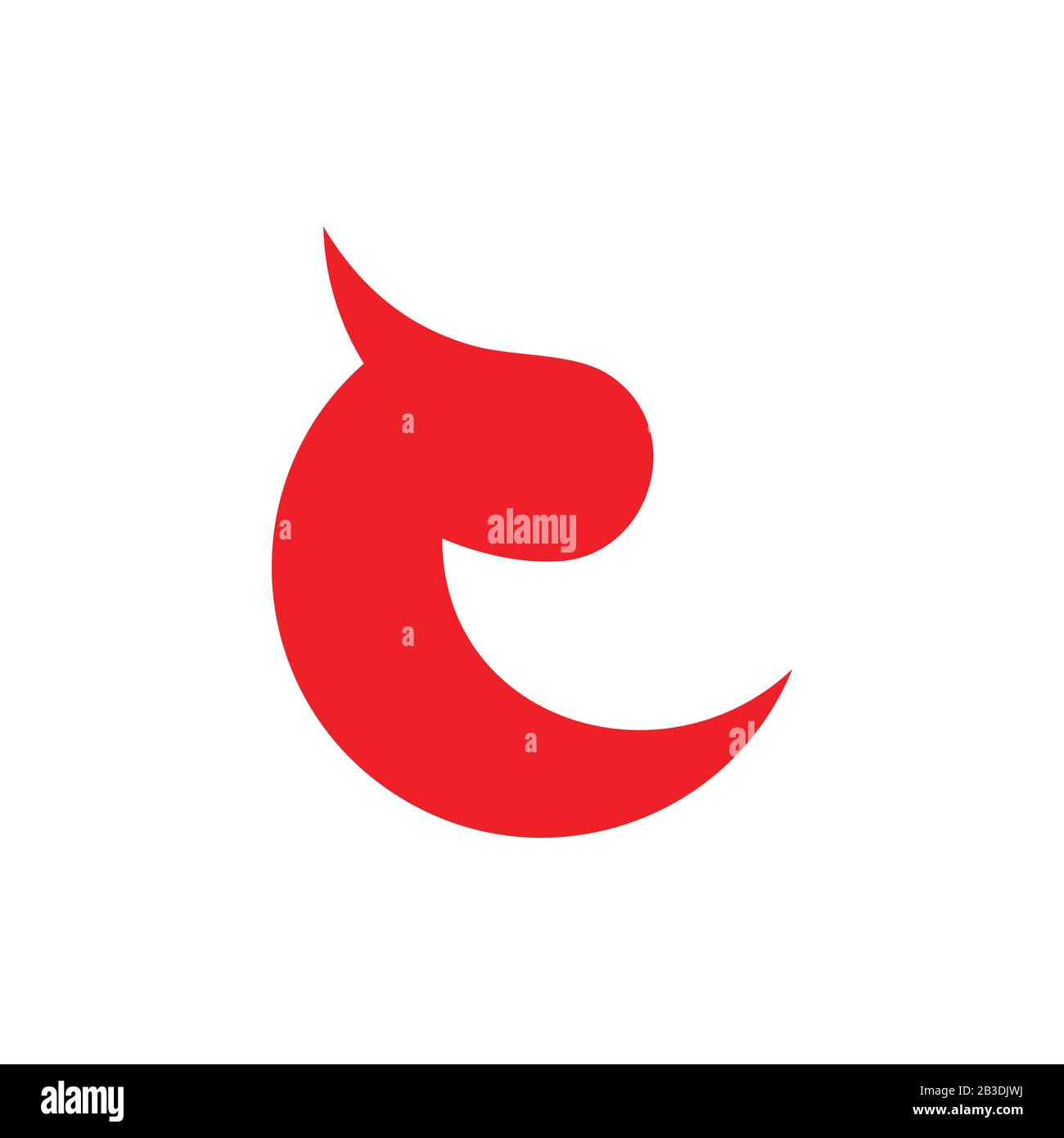 letter re curves simple logo vector Stock Vector Image & Art - Alamy