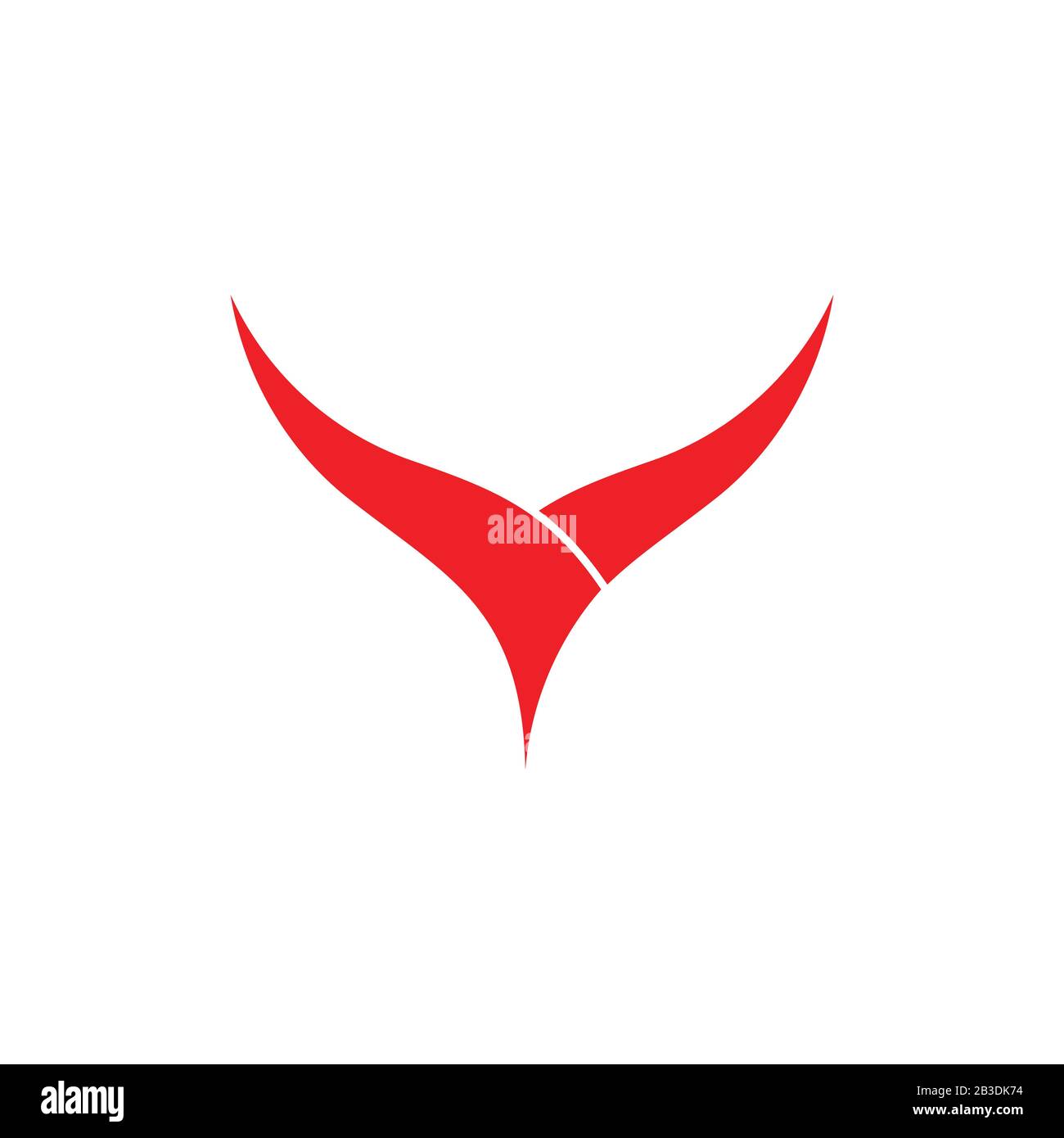 letter v curves abstract logo vector Stock Vector Image & Art - Alamy