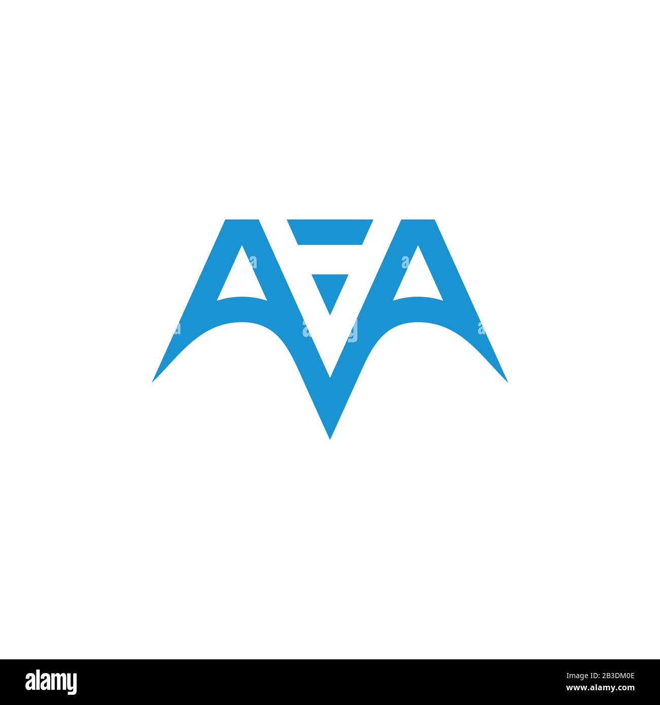 vector of letter ava geometric logo Stock Vector Image & Art - Alamy