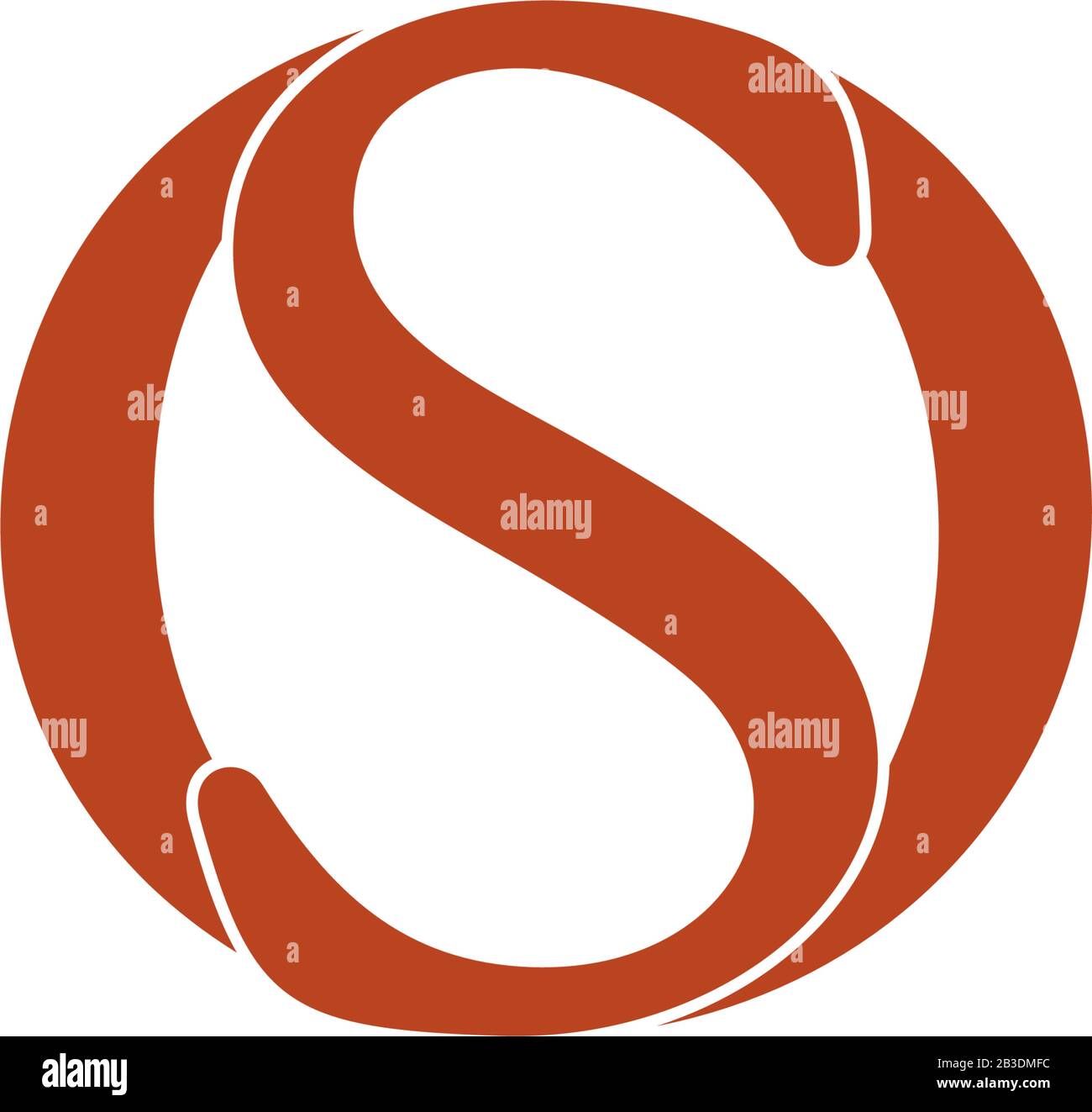 letter os coffee bean simple design symbol logo vector Stock Vector ...