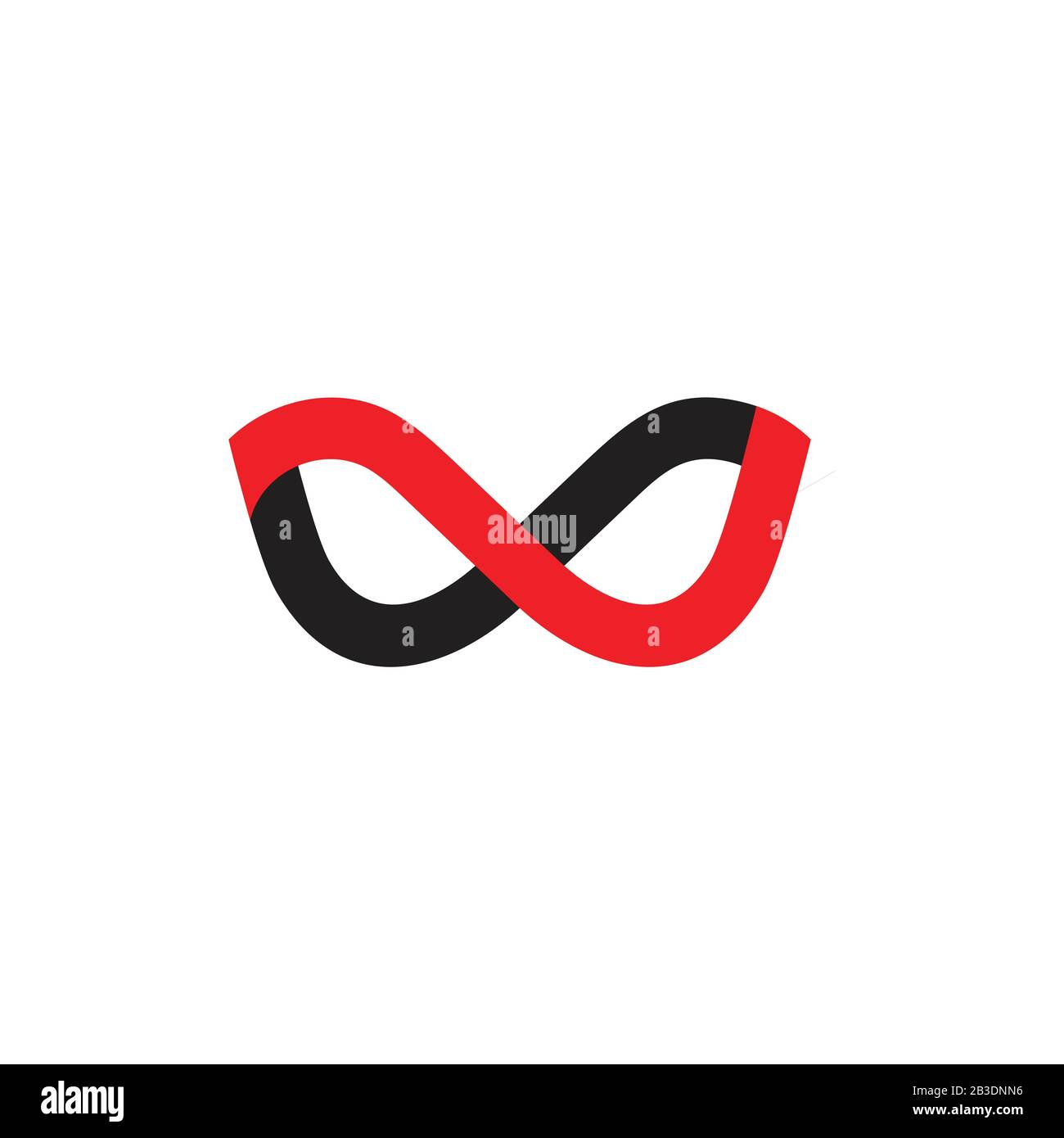 curves infinity line simple logo vector Stock Vector Image & Art - Alamy