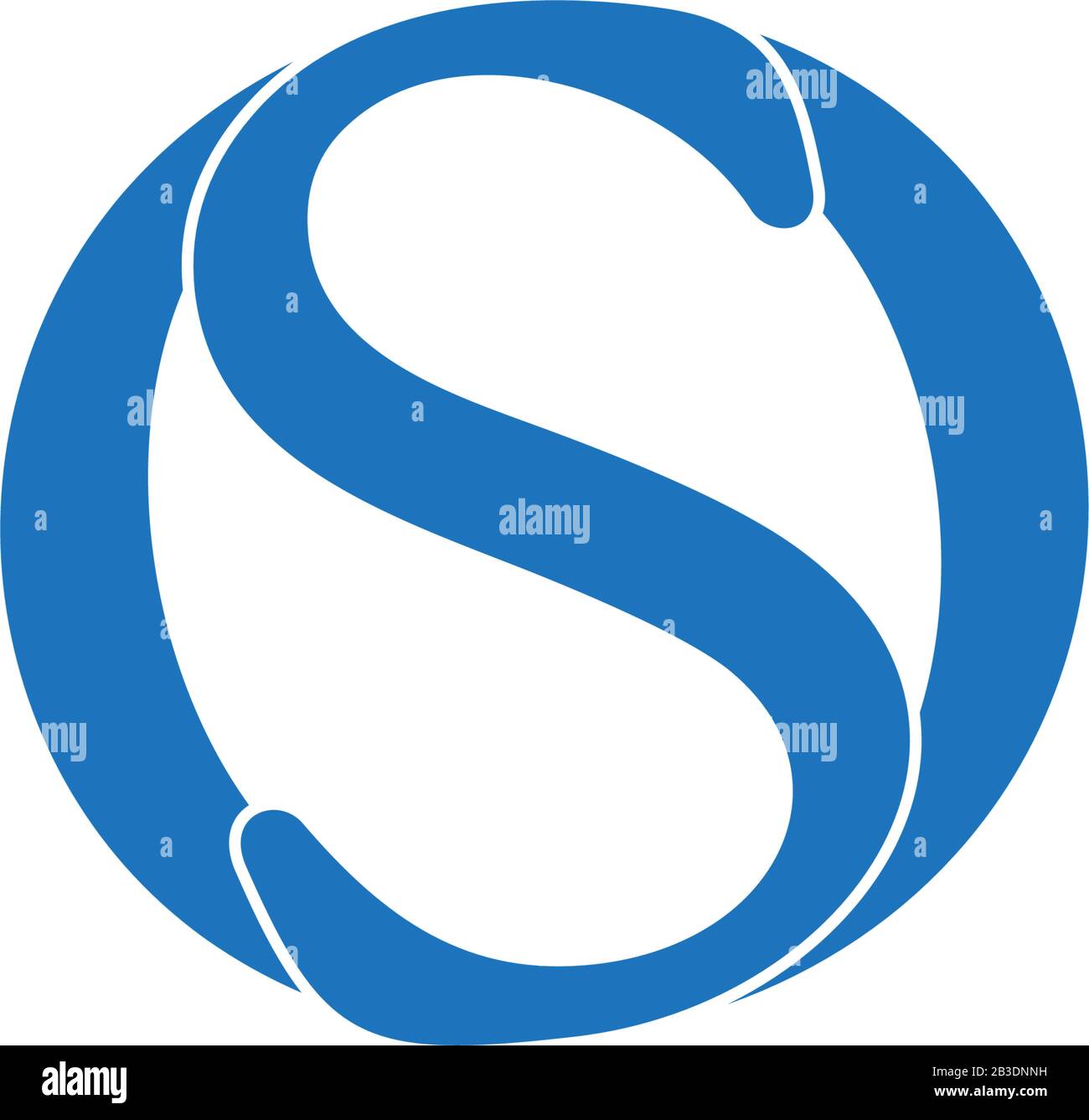 letter so linked simple design symbol logo vector Stock Vector Image ...