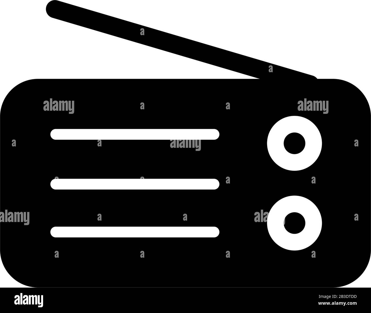 Radio icon design vector template Stock Vector Image & Art - Alamy