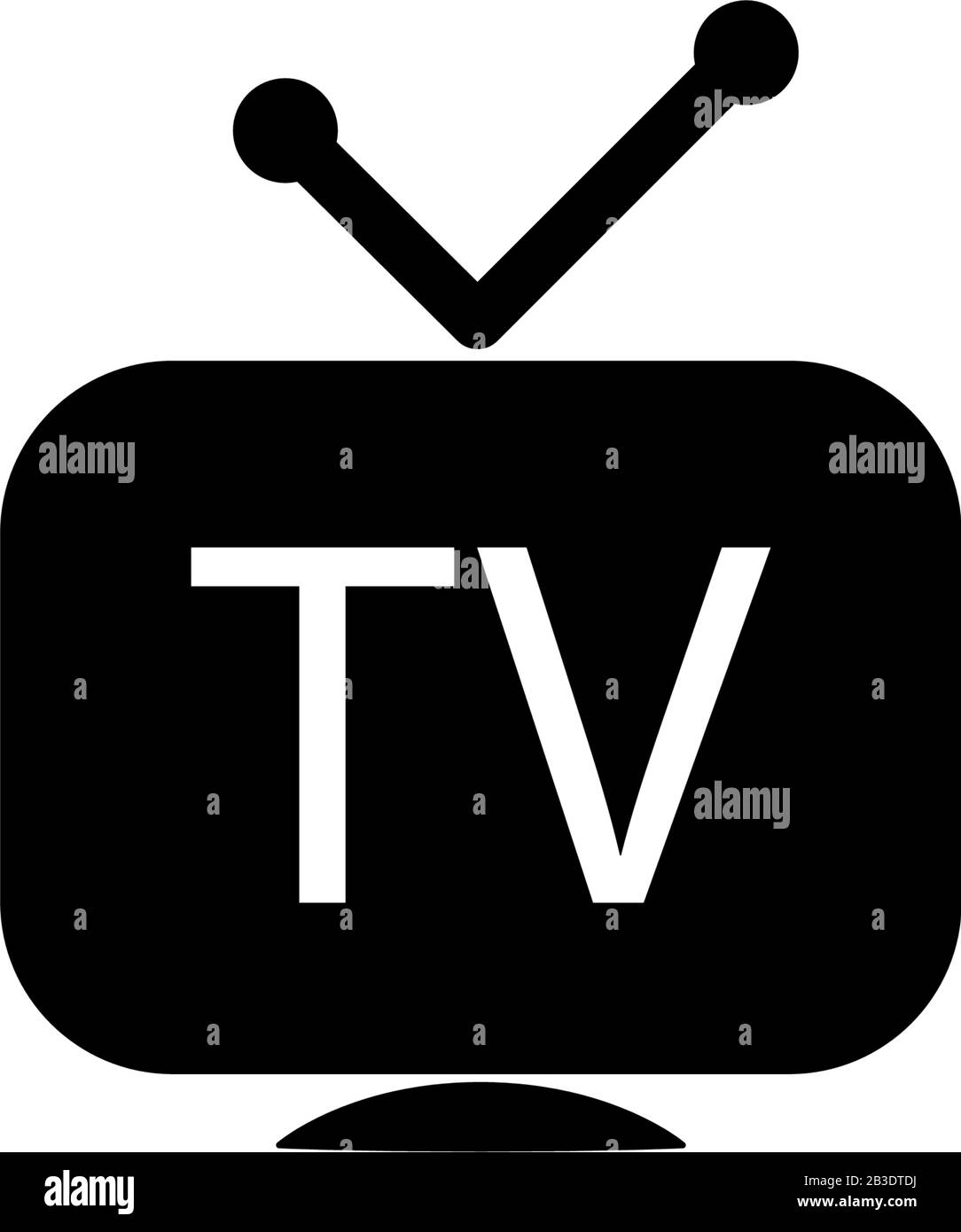 Television icon design vector template Stock Vector Image & Art - Alamy