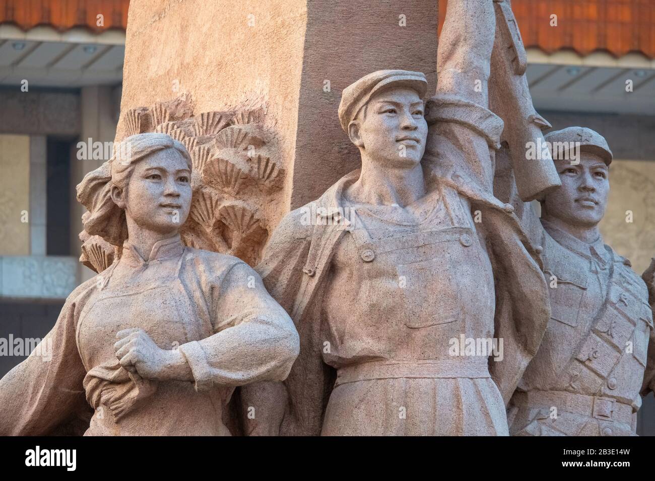 Beijing, China - Jan 17 2020: Monument's of people at Memorial Hall of ...