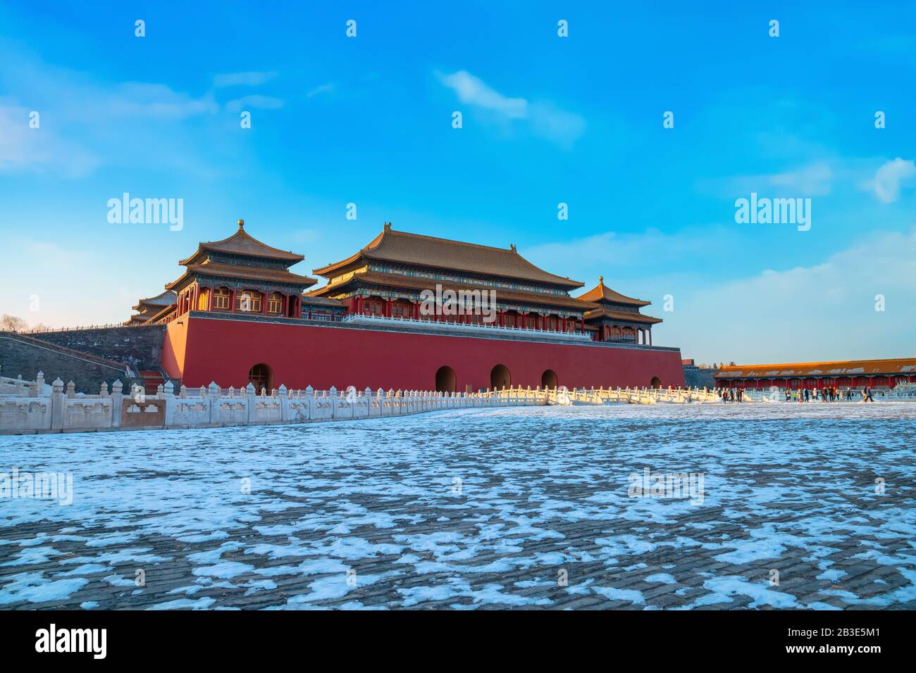 Beijing, China - Jan 9 2020: Wumen (Meridian Gate) of the Forbidden ...